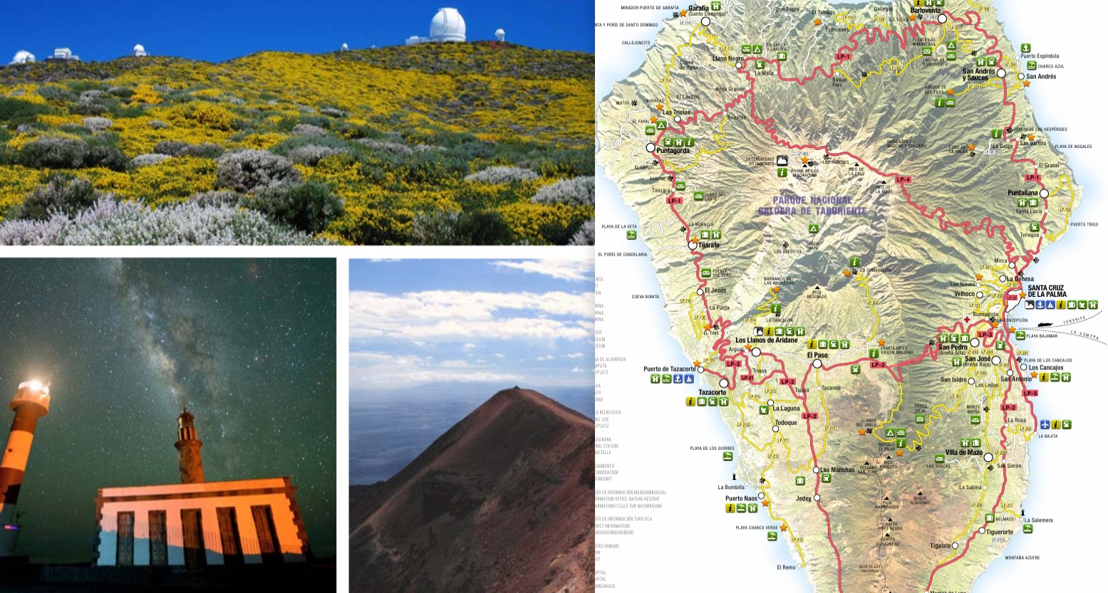 Mapa la palma turistico | Portugalessence.com